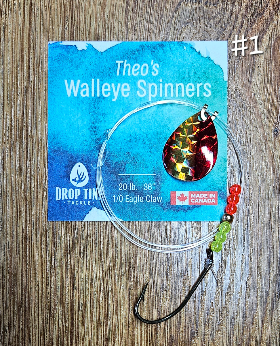 Theo's Walleye Spinners – Drop Tine Tackle