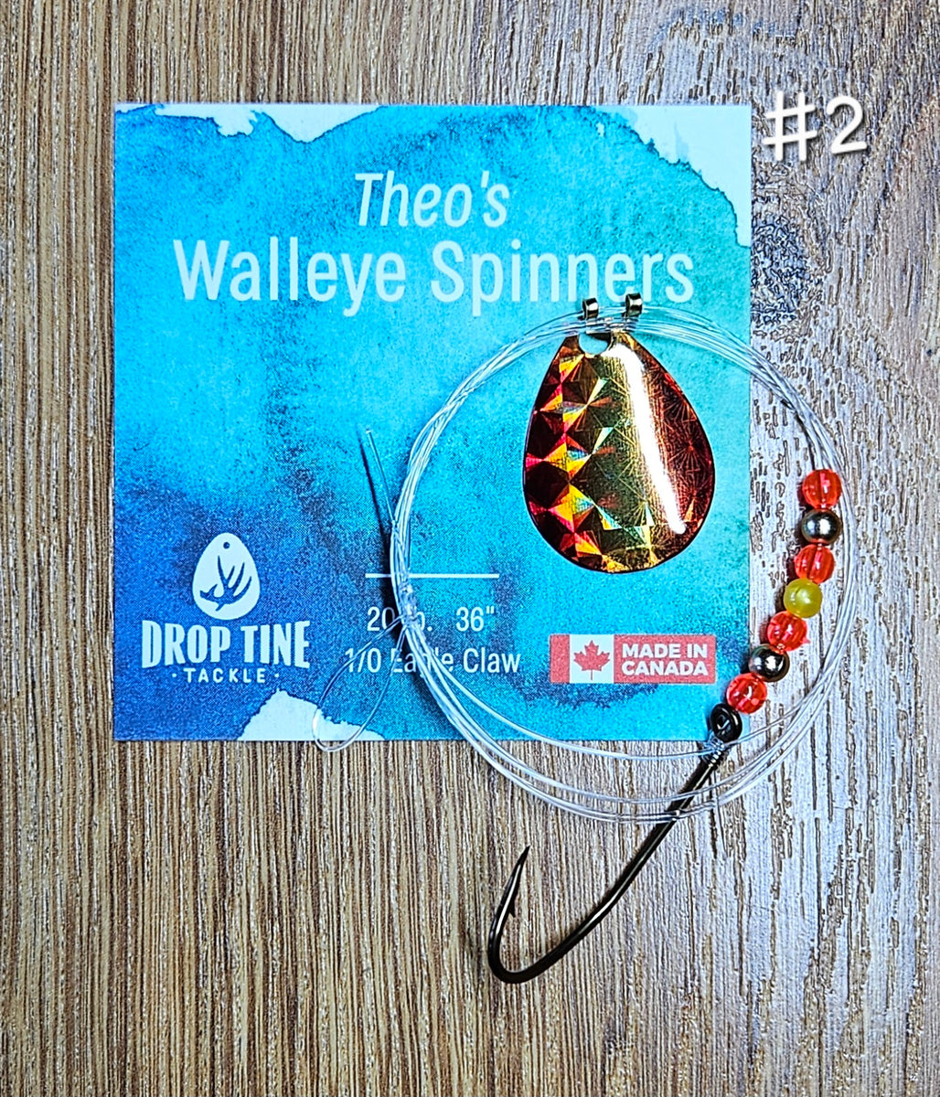 Theo's Walleye Spinners – Drop Tine Tackle
