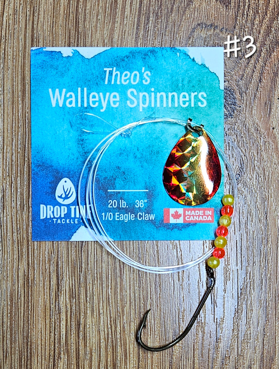 Theo's Walleye Spinners – Drop Tine Tackle